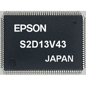 Epson Begins Shipping Samples of the S2D13V43 Controller IC for High ...